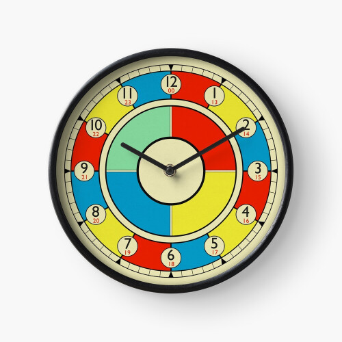 (WW2 USAAF Sector=6800) Wall Clock 12 Inch Funny Mantel & Tabletop Art ...