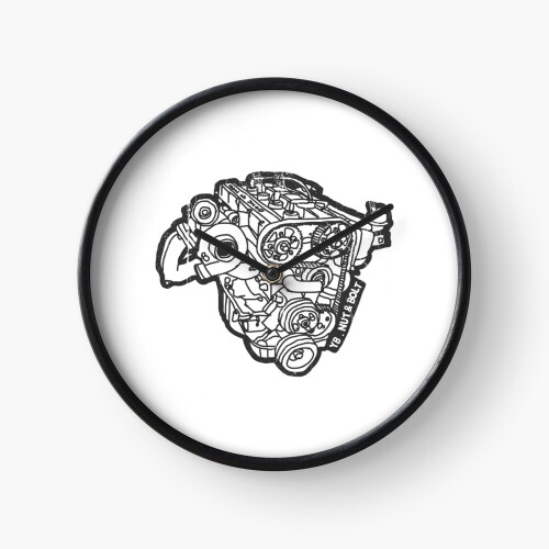 (Ford Sierra Cosworth YB Turbo Engine=7980) Wall Clock 12 Inch Funny Mantel & Tabletop Art Decor ...