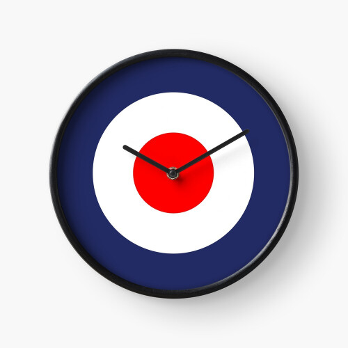 (Mod Symbol Vespa Scooter UK Roundel=8065) Wall Clock 12 Inch Funny ...