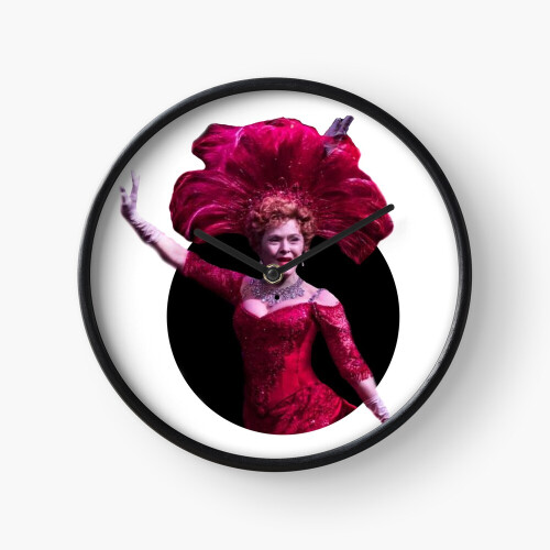 (bernadette peters - hello dolly inspired=9653) Wall Clock 12 Inch ...