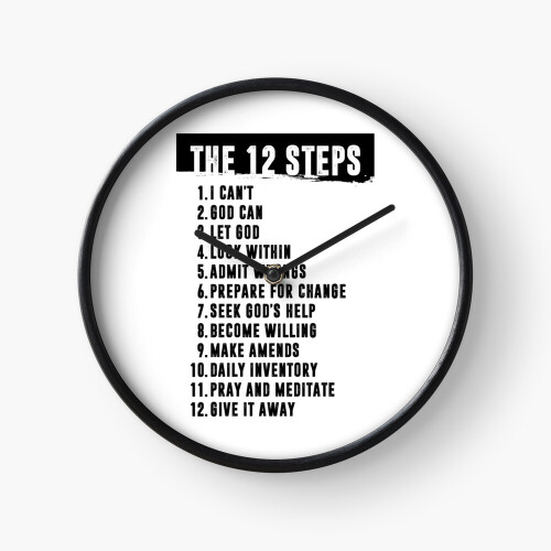 (The Twelve (12) Steps Minimal Simple Art - AA, NA, OPA - Addiction ...