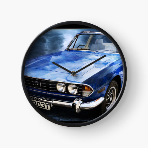 (Triumph Stag=10061) Wall Clock 12 Inch Funny Mantel & Tabletop Art ...