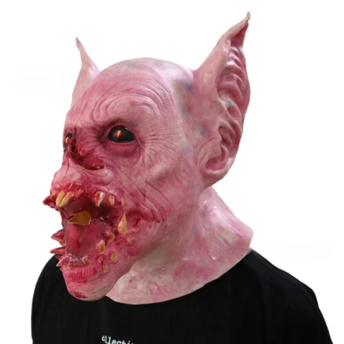 Vampire Bat Mask Halloween Decoration Horror Devil Full Face Headgear ...