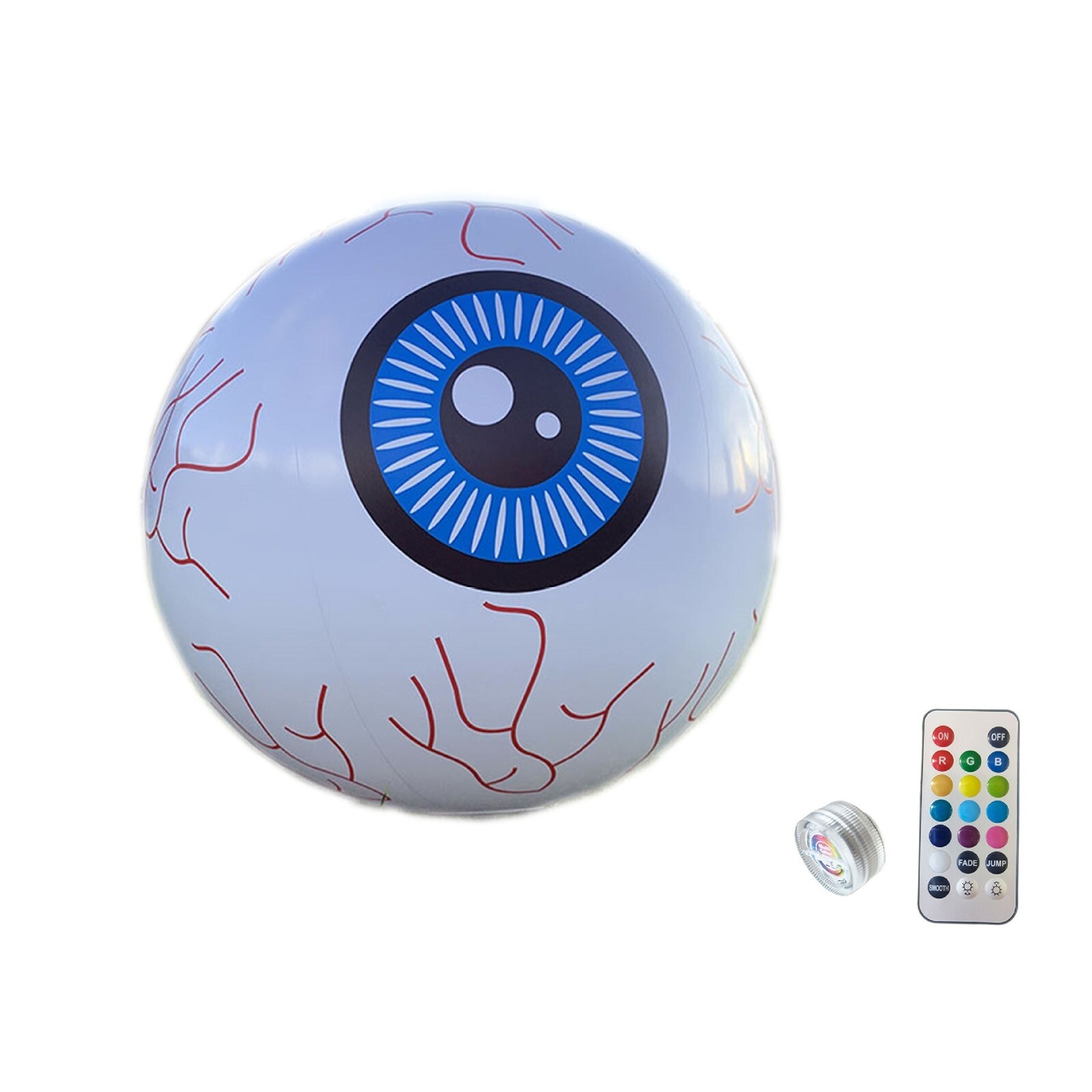 Halloween Led Inflatable Remote Control 16 Inch Eyeball Swimming Pool ...