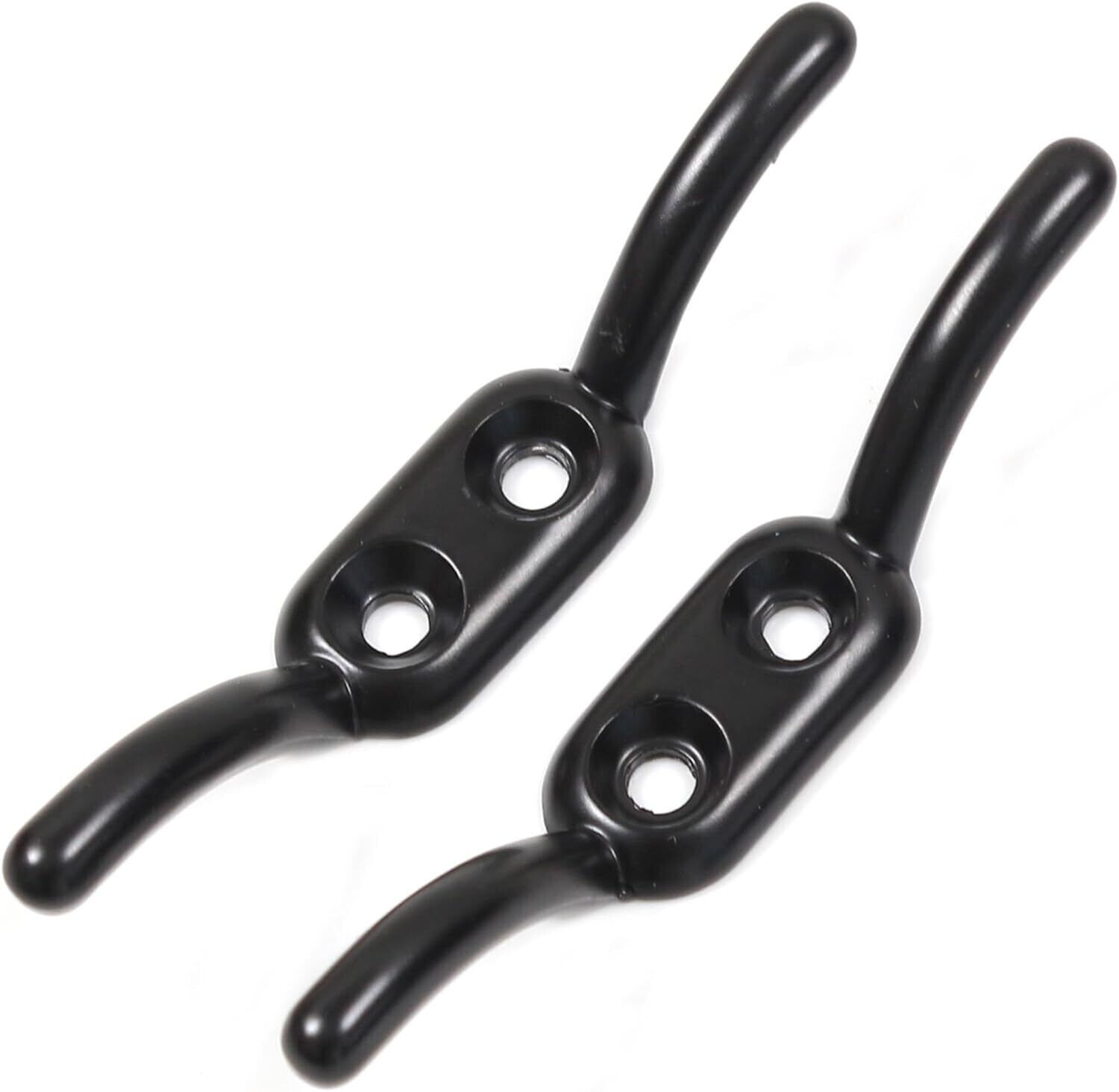 2X 90mm Washing Line Cleat Hooks - Heavy Duty Trailer Rope Tiebacks on ...