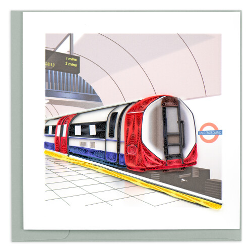 Quilling London Underground Tube Station Train Hand-Finished Art ...