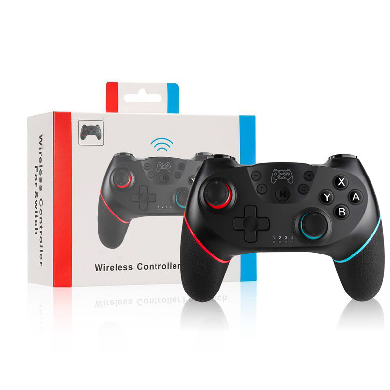 (Red Blue) Wireless Switch Pro Bluetooth Controller Gamepad Joystick ...