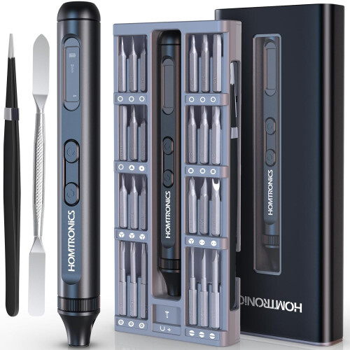 Mini Electric Screwdriver, Precision Screwdriver Set, 52-in-1 Cordless Mini Screwdriver Set with ...