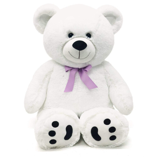 LotFancy Big Teddy Bear Stuffed Animals, 3FT Large Cute Bear Plush Toy ...