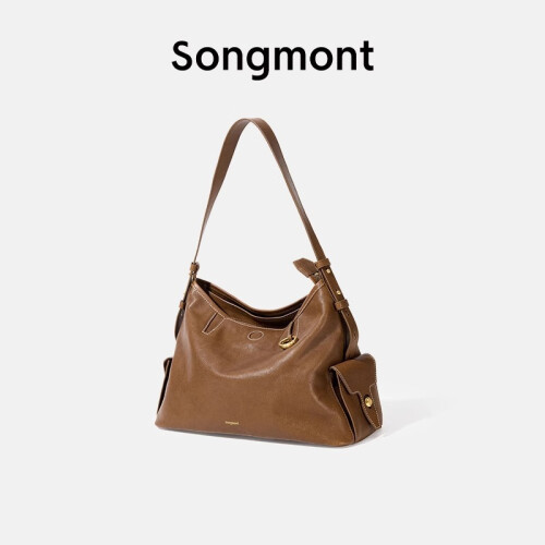(StyleD) Modern Songmont Hobo Bag In Rich Smoke Black And Brown ...