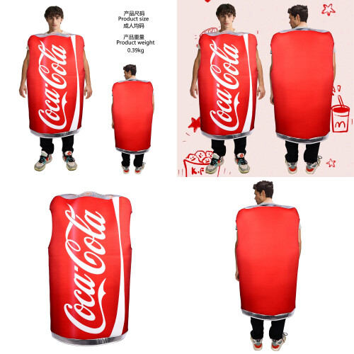 Cola Coca Versatile Inspired Cosplay Costume Perfect For Stage ...