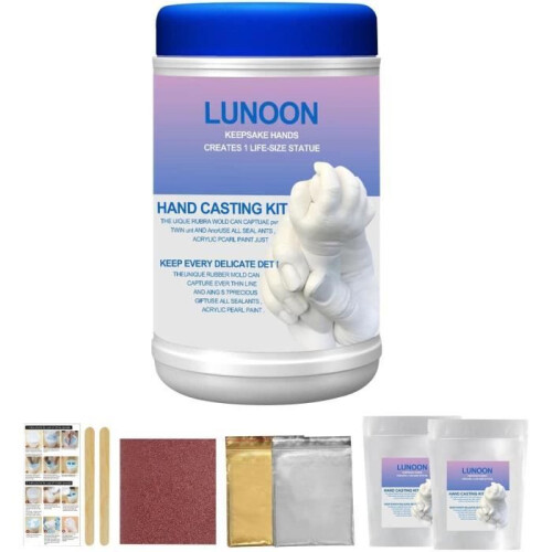Hand Casting Kit - High Strength Plaster Hand Casting Kit, DIY Kits for ...