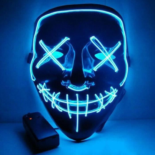 BA04818-LED Halloween Masks Cosplay Masks, The Purge Election LED Light ...