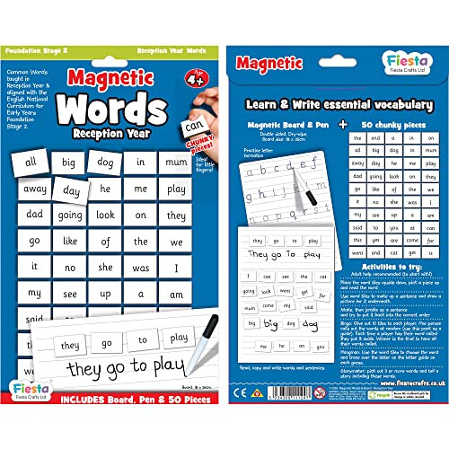 Fiesta Crafts Magnetic Words Reception Year - Learn to Read & Write ...