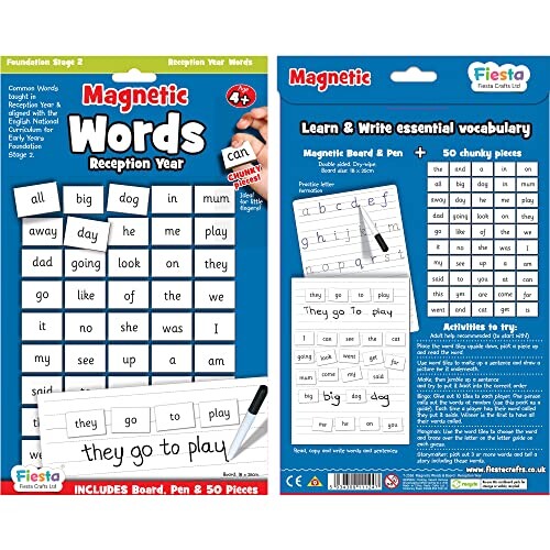 Fiesta Crafts Magnetic Words Reception Year - Learn to Read & Write ...