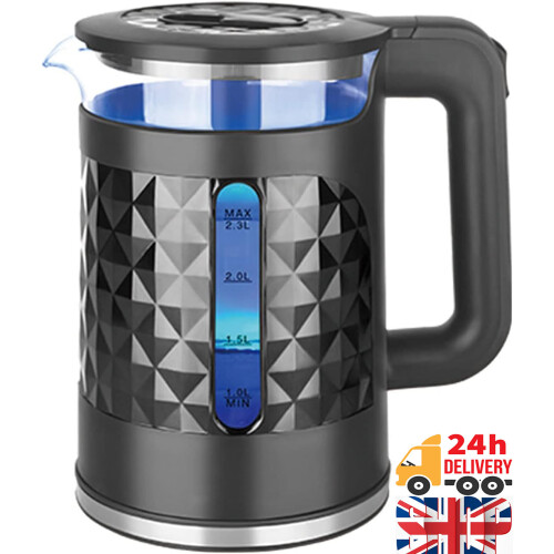 (black) Electric Kettle with LED Indicator Light, Automati on OnBuy