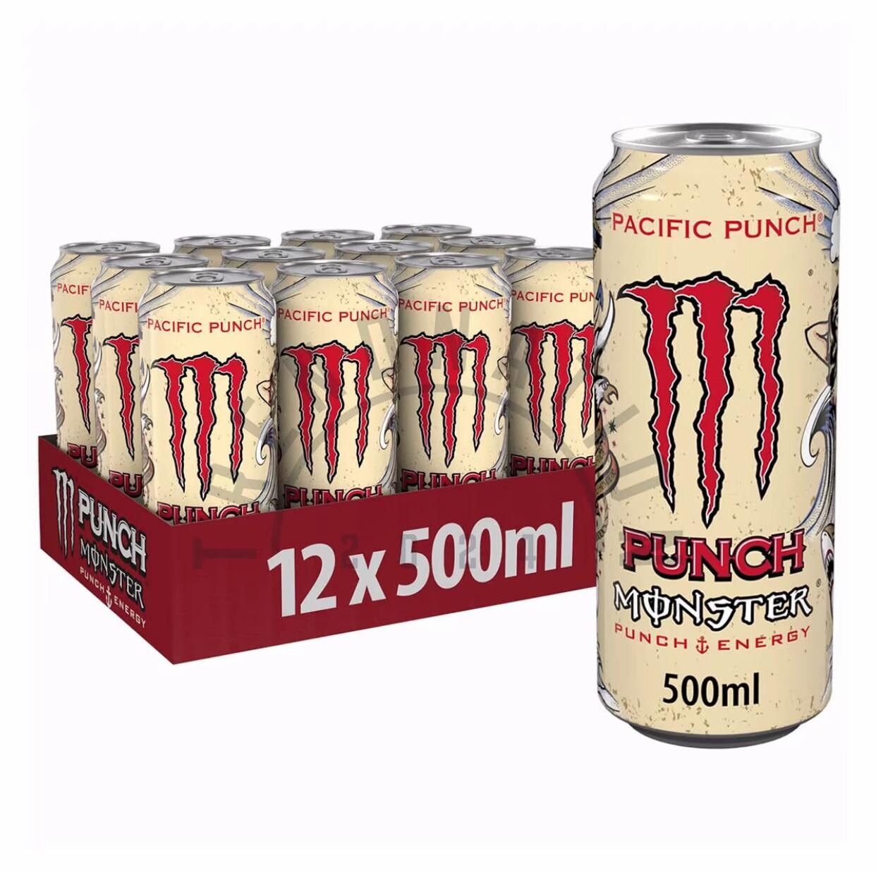 (12 x Pacific Punch) Monster Energy Drink | 500ml Cans | Assorted ...