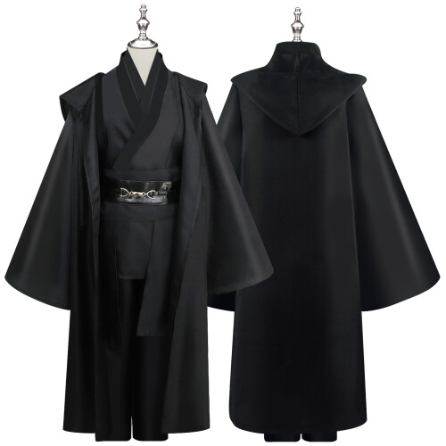 (Black, Children-130CM) Tunic Costume For Jedi Outfit Skywalker ...