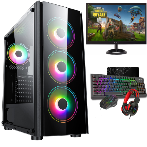 Fast Gaming Intel Quad Core i5 16GB RAM 1TB HDD & 128GB SSD PC Bundle ...