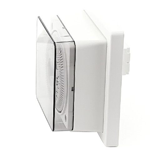 Optimum 7 Day Socket Box Timer Time Switch Surface Single Wall Pattress ...