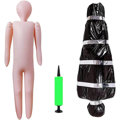 60 Inch Full Size Inflatable Body Mannequin, Halloween Prop Halloween ...