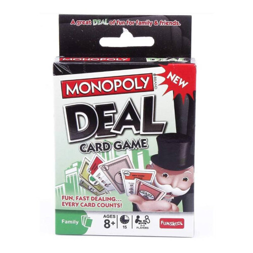 (Black) Monopoly Deal Card Board Games Props Family Party Paper Toy ...