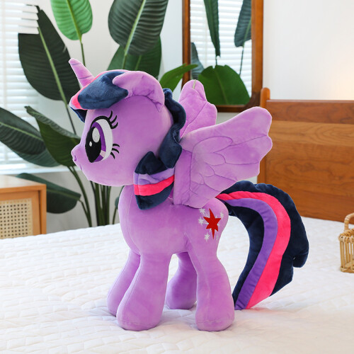 (Purple, 30cm) My Snuggly Little Pony Plush Doll Charming Horse Figure ...