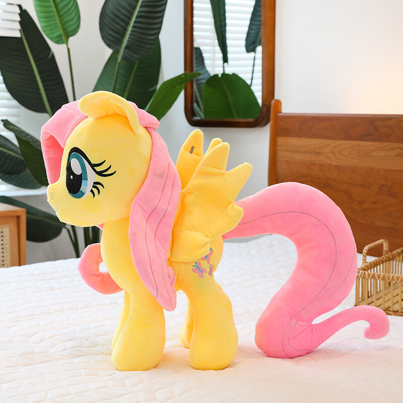 (Xiaodie, 50cm) My Snuggly Little Pony Plush Doll Charming Horse Figure ...