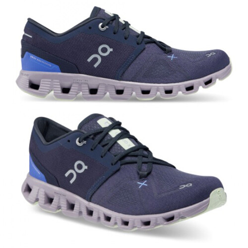 (Navy Blue, UK8/EU42) Men's Women's Sports On Trainers Cloud X Jogger ...