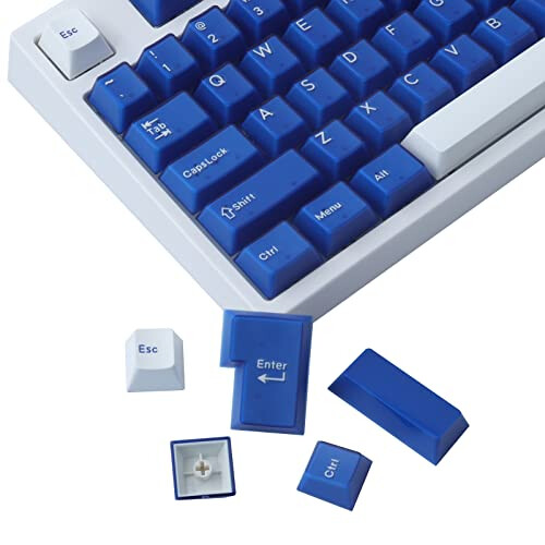 JakeTsai Clear Keycaps,140 Keys Custom PC Keycaps Cherry Profile ...