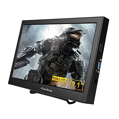 Portable Monitor - Pisichen 10.1 inch CCTV Monitor Ultra HD 1366x768 ...