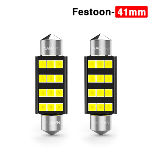 c5w LED CANBUS 28mm 31 36 39 41 44mm Festoon C10W led bulb 2835 6 SMD on OnBuy