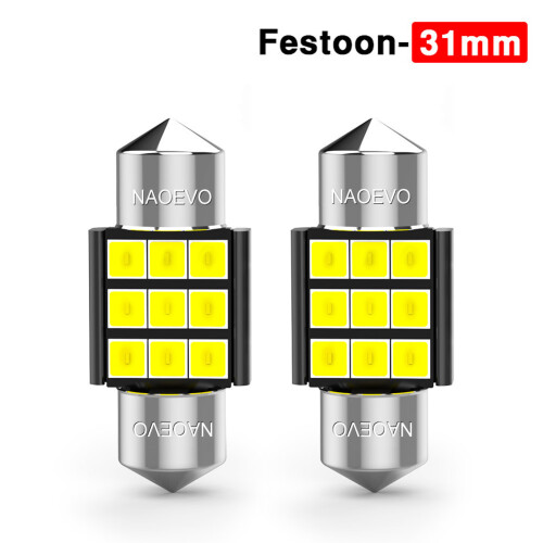 c5w LED CANBUS 28mm 31 36 39 41 44mm Festoon C10W led bulb 2835 6 SMD on OnBuy
