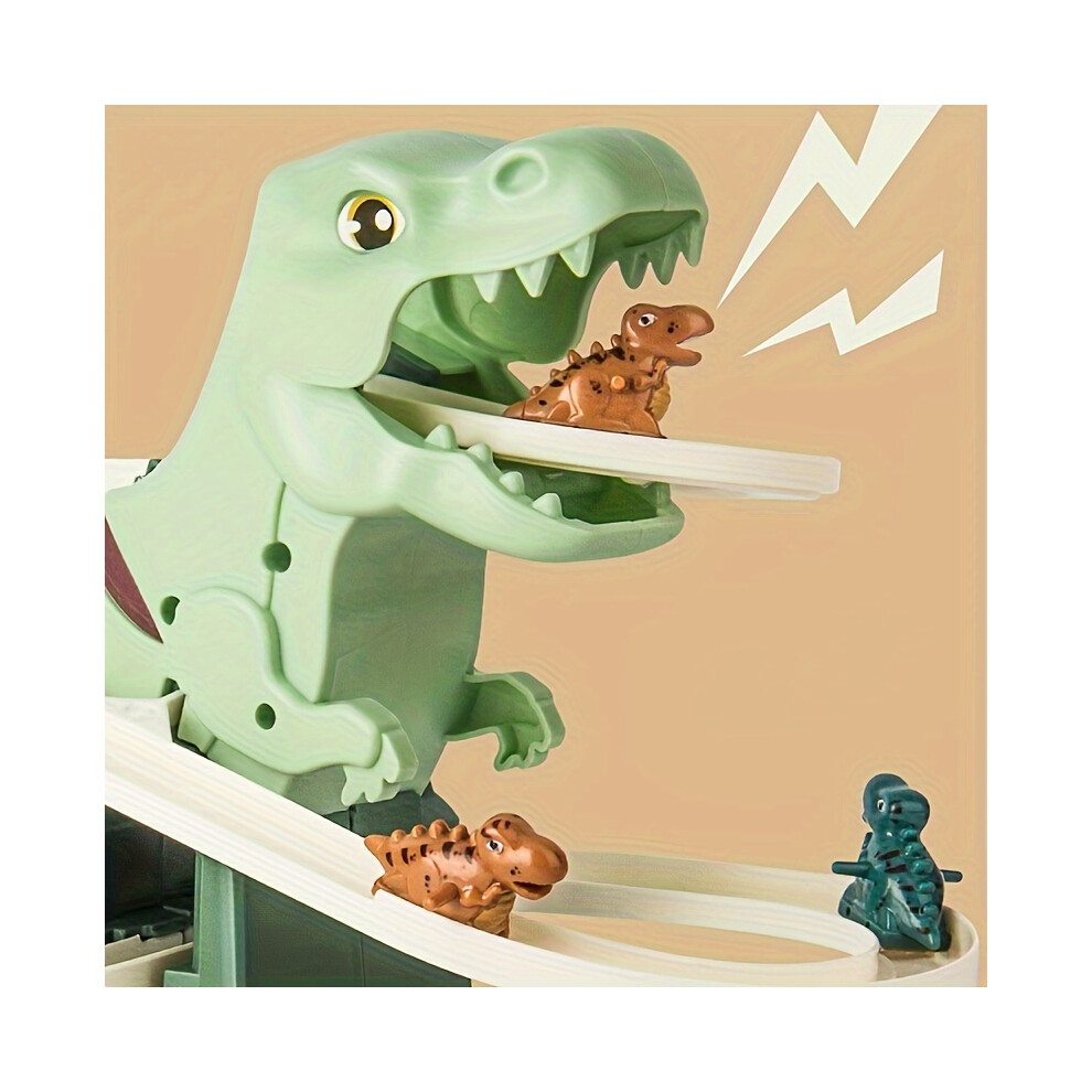 (Dinosaur Climbing Stairs) Dinosaur Climbing Slide Toy, Paired With 3 ...