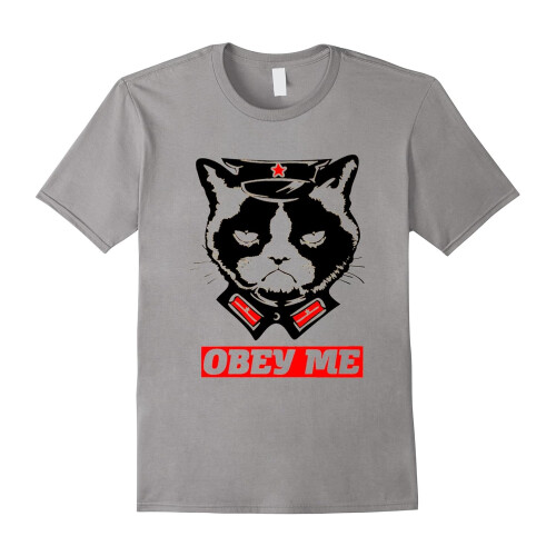 (M) I Love Obey Cat Tee – Obey Me TShirt-Father's Day on OnBuy