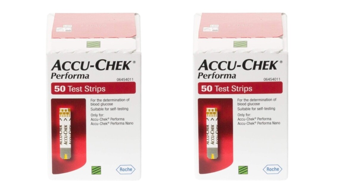 Accu-Chek Performa Blood Glucose Test Strips, 100 Strips (2x50) - REF ...