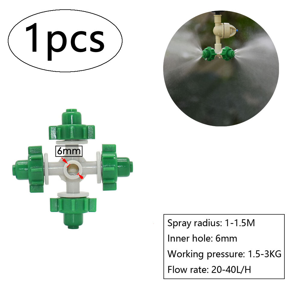 (A) LBQ Anti Drip Misting Nozzle Water Mist Sprinkler Irrigation System ...