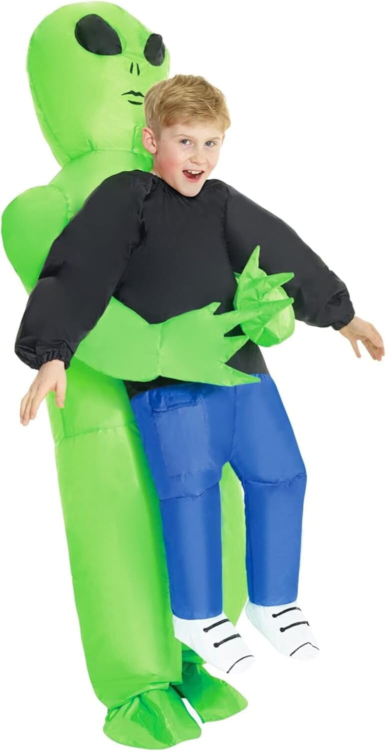 Morph Green Inflatable Alien Costume Kids Inflatable Costumes for Kids ...