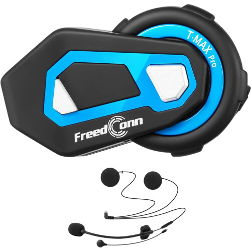 (1 Set) Motorcycle Helmet Bluetooth Intercom Headset Communication ...