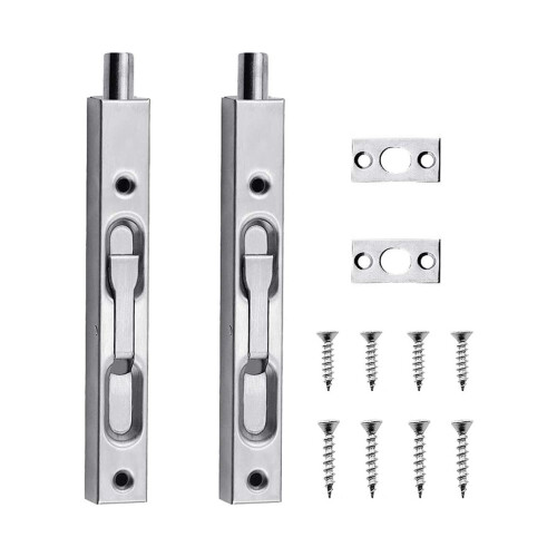 Mortise Lock Door Latch 6 Inch Sliding Latch Lever Handle Concealed ...