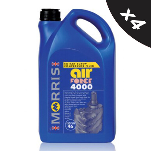 Compressor Oil ISO VG 46 MORRIS Air Force 4000 Ashless Compressor Oil 4x5L on OnBuy