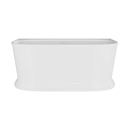 Contemporary Back To Wall Freestanding Bath from Balterley - 1700mm x ...