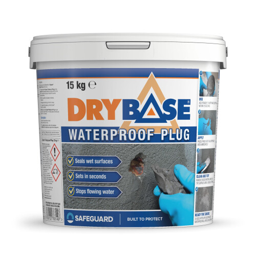 Drybase Plug 15 Kg plugging compound - Stop Water Leaks in just 30 ...