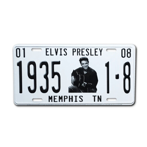 Elvis Presley License Plate - Memphis 1935 on OnBuy