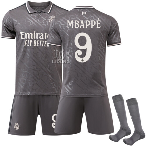 (26(140-150cm)) 24/25 New Real Madrid Away Football Training Shirt Kits ...