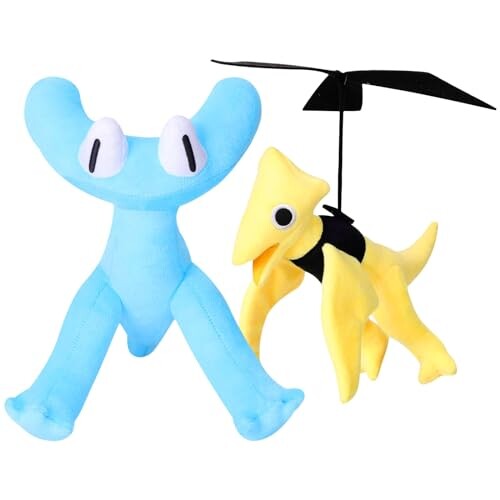 FASTEXX Rainbow Friends Plush Chapter 2 Characters Cyan and Yellow ...