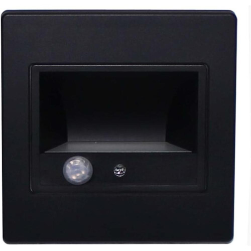 Led Step Lights Motion Sensor Stair Light 1.5w Black on OnBuy