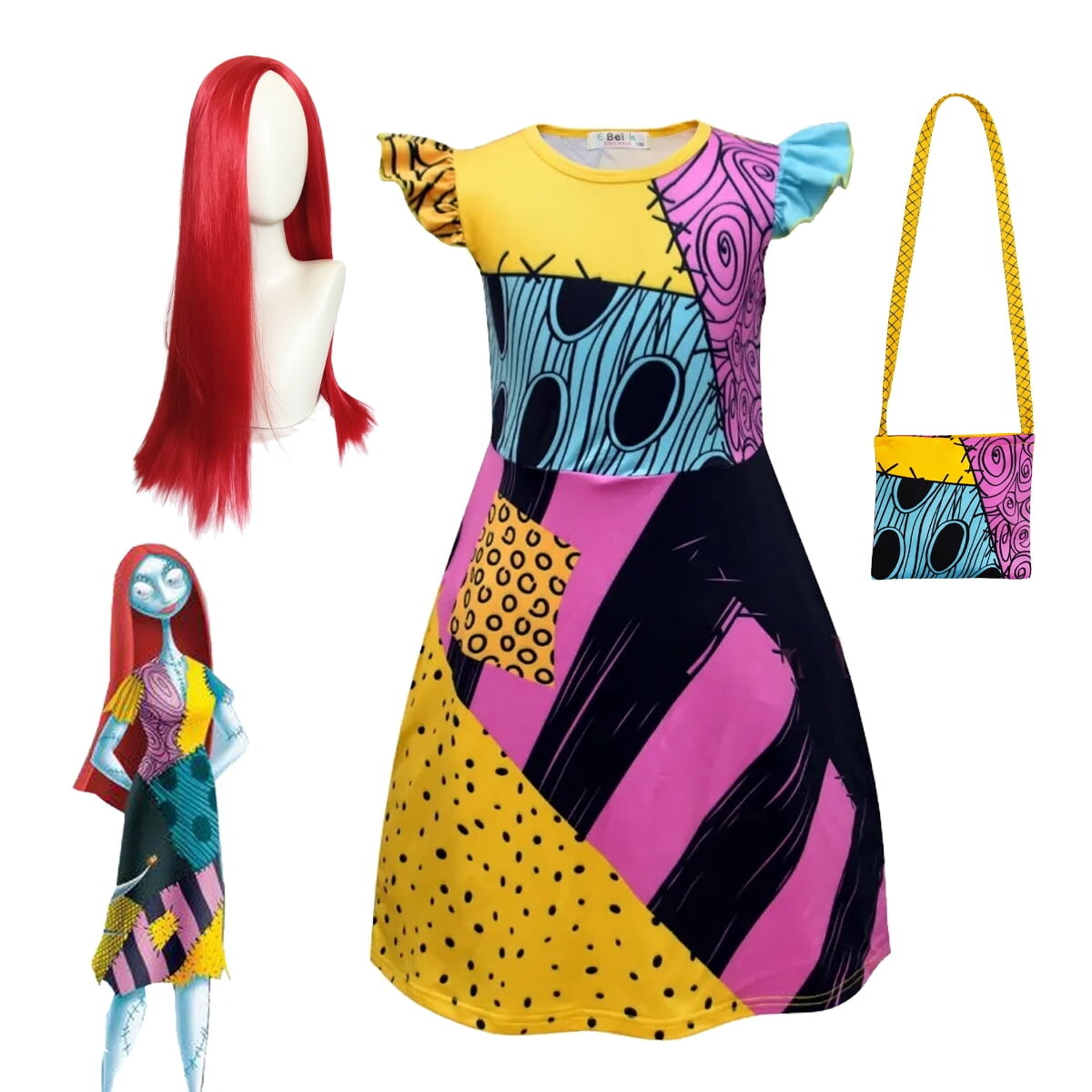 (sally, Child-100cm) The Nightmare Before Christmas Girl Anime Sally ...