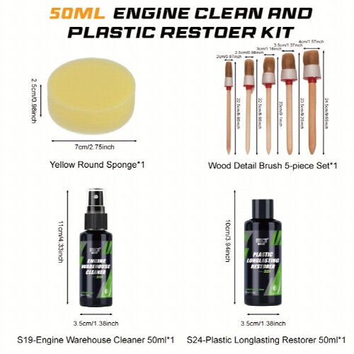 Car Engine Clean And Plastic Restorer Kit Car Wash Engine Warehouse ...