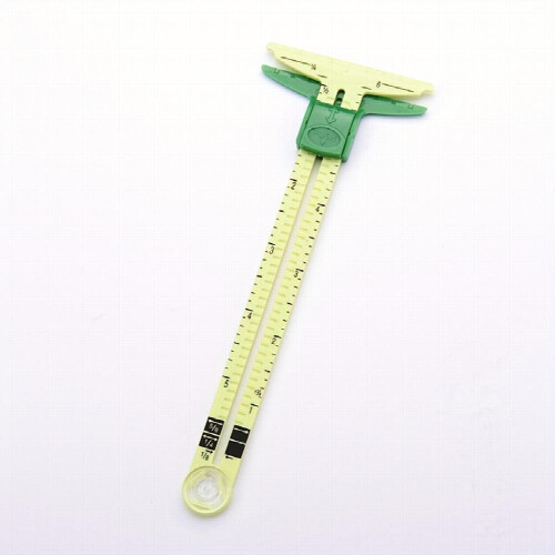 5 in 1 Sliding Ruler Multifunctional Quilting Ruler Plastic Drawing ...